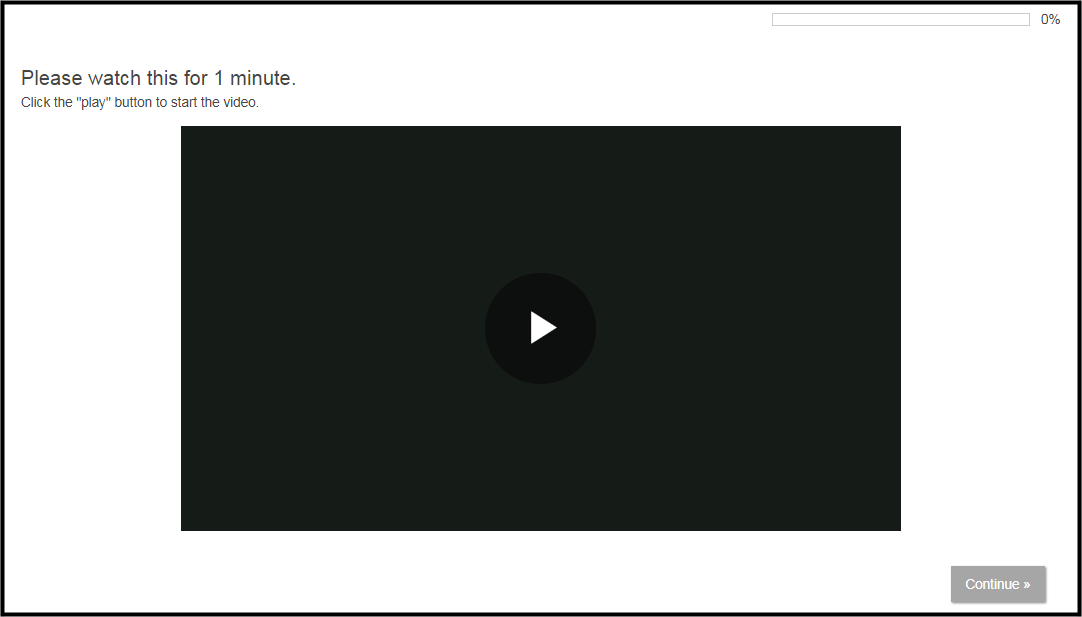 Legacy Video Player Element – Surveys