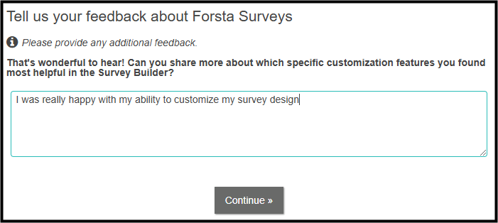 Customizing the Open Assist Element – Surveys