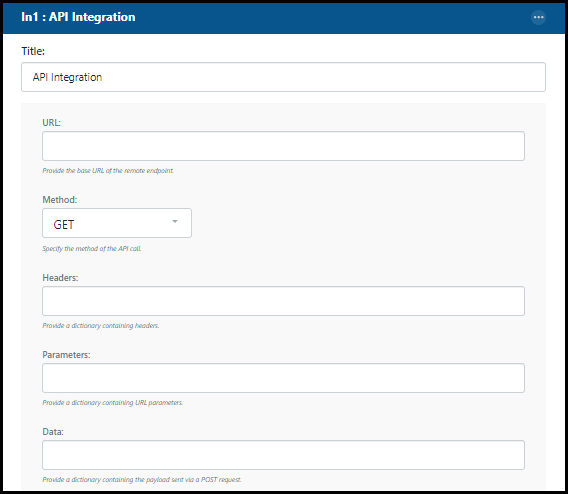 Generic API Call – Surveys