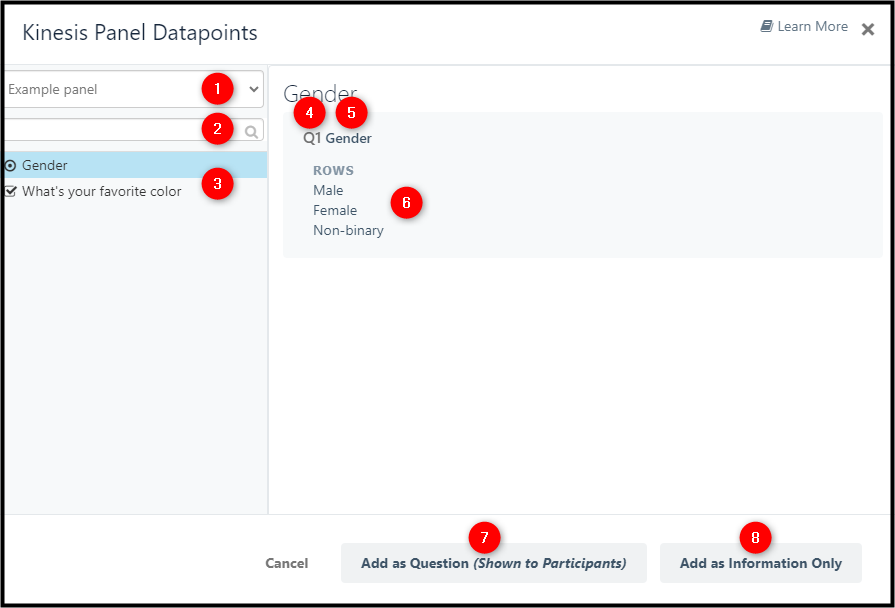 Pulling Panel Management Datapoints into a Decipher Survey – Surveys