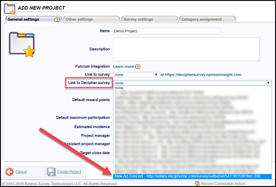 Pulling Panel Management Datapoints into a Decipher Survey – Surveys